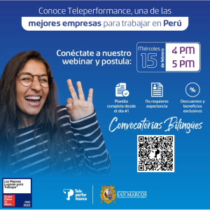 Webinar: Teleperformance – Facultad de Ciencias Administrativas